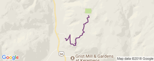 Keremeos Columns Mountain Biking Trail - Keremeos, BC