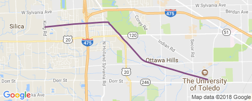 University-Parks Trail Mountain Biking Trail - Toledo