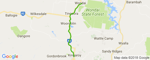 Kingaroy to Wondai South Burnett Rail Trail Mountain Biking Trail
