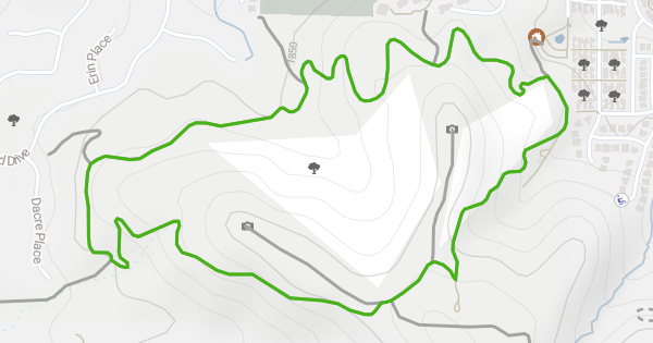 Bluffs Regional Park Trail Mountain Biking Trail - Lone Tree