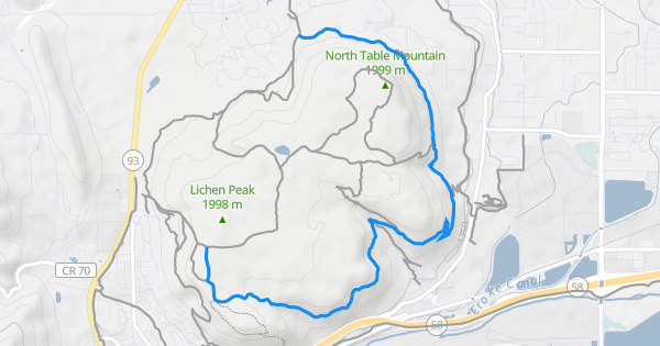 North Table Loop Mountain Biking Trail - Golden, Colorado