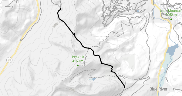 Wheeler Mountain Biking Trail - Breckenridge, CO