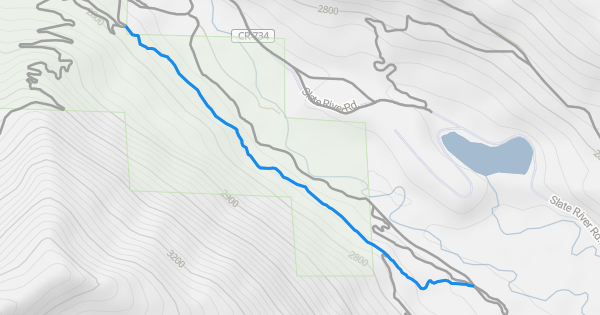 Upper Lower Loop Mountain Biking Trail - Crested Butte