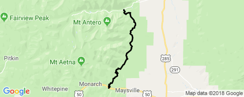 CT - Tabeguache Peak Mountain Biking Trail - Salida, CO