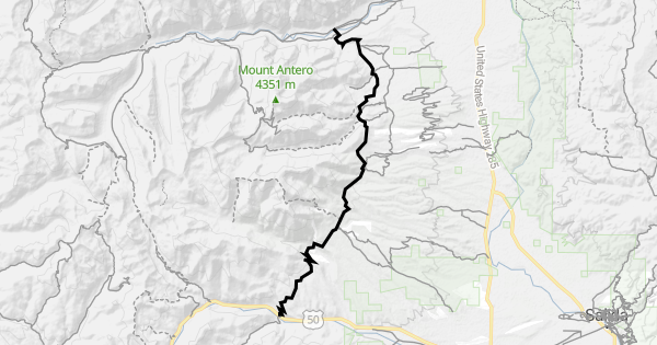 CT - Tabeguache Peak Mountain Biking Trail - Salida, CO