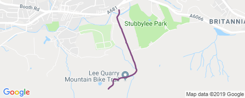 Lee Quarry Access Track Mountain Biking Trail - Rawtenstall