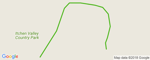 Itchen Valley Green 2 Mountain Biking Trail - Southampton