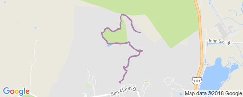 Burdell Climb 2 Mountain Biking Trail - Novato, CA