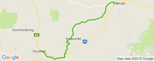 Goomeri to Kilkivan- Rail Trail Ride Mountain Biking Trail