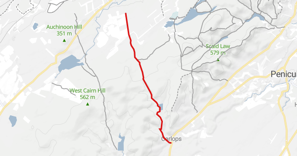 Listonshiels to Carlops Mountain Biking Trail - Edinburgh