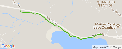 Northbank Trail Mountain Biking Trail - Quantico, VA