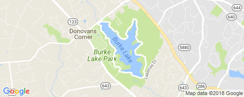 Burke Lake Loop Trail Mountain Biking Trail - VA