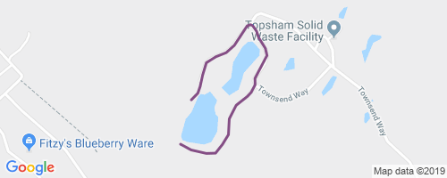 Double Pond Loop Mountain Biking Trail - Topsham, Maine