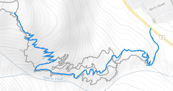 Quartz Climb Mountain Biking Trail - Ymir, BC