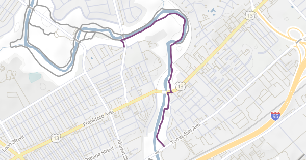 Pennypack Park Trail - South Mountain Biking Trail - Philadelphia