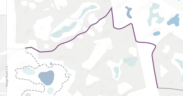 Central Alley Way Mountain Biking Trail - Tofield, AB