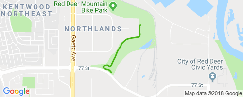 Wayne's Original Mountain Biking Trail - Red Deer, AB