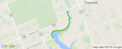 Fanshawe Lake Trail - north side Mountain Biking Trail - London