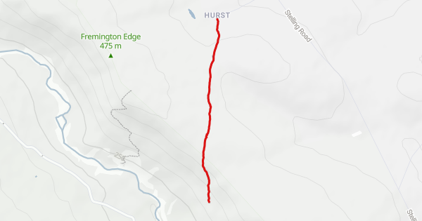 Fremington Edge Trail Mountain Biking Trail - Reeth