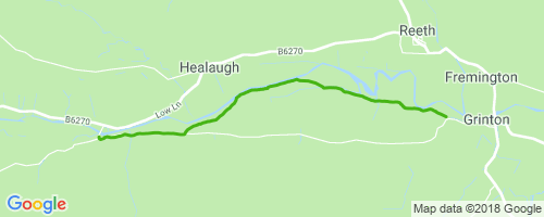 Swale Trail Grinton Section Mountain Biking Trail - Reeth