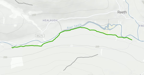 Swale Trail Grinton Section Mountain Biking Trail - Reeth