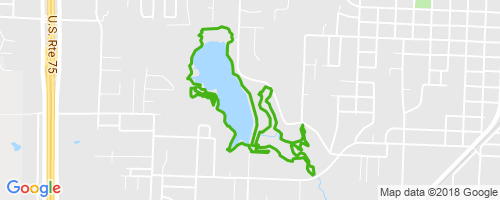 Waterloo Lake Trail Mountain Biking Trail - Denison