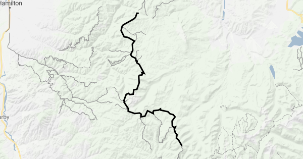 Bitterroot - Rock Creek Divide South (313) Mountain Biking Trail - Hamilton