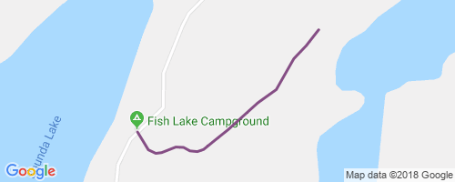 Fish Lake Campground Road Multi Trail - Nordegg, Alberta