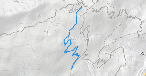 WM Flow Trail Mountain Biking Trail - St. Moritz