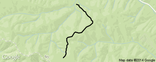 Stevenson Mountain Biking Trail - Wisdom, Montana