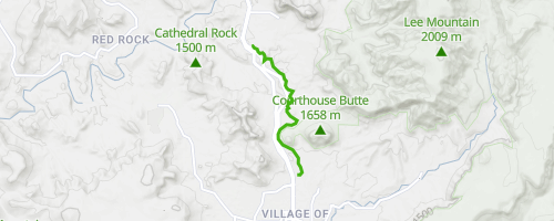 Bell Rock Pathway Mountain Biking Trail - Sedona, Arizona