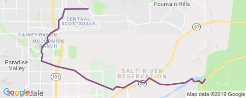 Maricopa Trail Gateway - Granite Reef Mountain Biking Trail - - Arizona