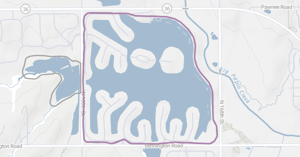 Bennington Lake Loop Mountain Biking Trail - Omaha