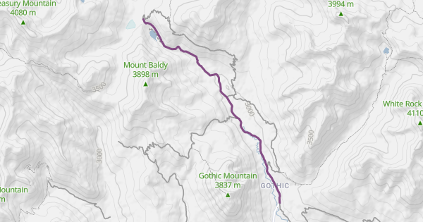 Schofield Pass Rd. Multi Trail - Crested Butte, Colorado