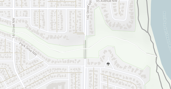 MacKenzie Ravine Mountain Biking Trail - Northwest Edmonton