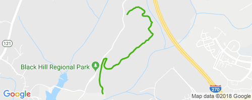 Hard Rock Trail Mountain Biking Trail - Boyds, Maryland