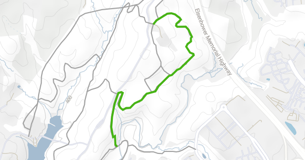 Hard Rock Trail Mountain Biking Trail - Boyds, Maryland