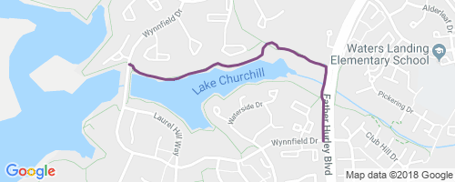 Lake Churchill Trail Mountain Biking Trail - Boyds