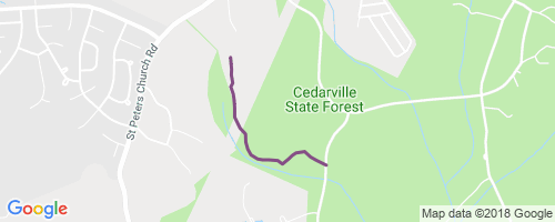 Panhandle Trail Mountain Biking Trail - Cedarville