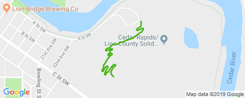 Mt. Trashmore Flow Trail Mountain Biking Trail - Cedar Rapids