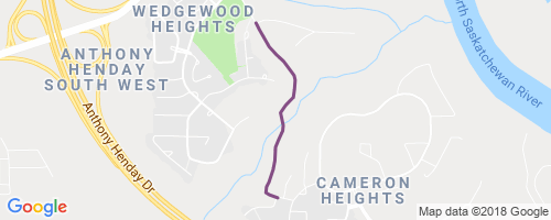 Wedgewood / Cameron Heights Connector Mountain Biking Trail - Edmonton, AB
