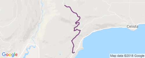 Scotch Creek Hlina Leopold FSR Mountain Biking Trail - Celista, BC