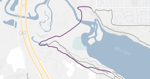 Regional Pathway - North Glenmore Park to Weaselhead Mountain Biking ...