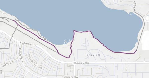 Regional Pathway - Weaselhead to Glenmore Landing Mountain Biking Trail ...