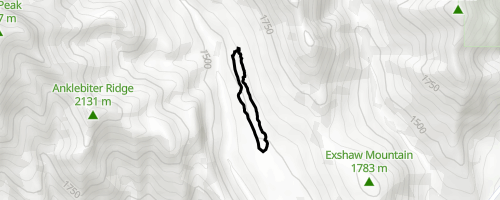 Upper Prospector Mountain Biking Trail - Exshaw, AB
