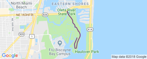 Park Lot Loop Mountain Biking Trail - North Miami Beach