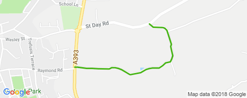 St Day road alternative Mountain Biking Trail - Redruth