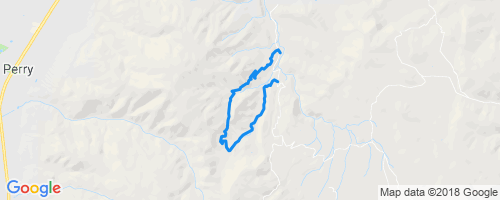 Box Canyon Loop Mountain Biking Trail - Brigham City, UT