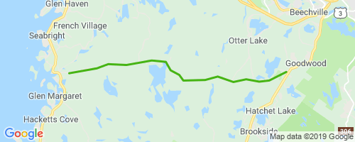 Old Coach Road Mountain Biking Trail - Tantallon, NS