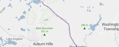 Paint Creek Trail Mountain Biking Trail - Lake Orion, MI